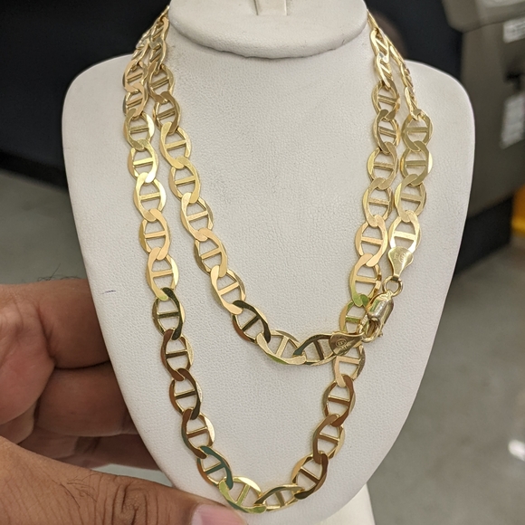 Unbrand | Accessories | 4kt Real Solid Gold Gucci Mariner Chain | Poshmark
